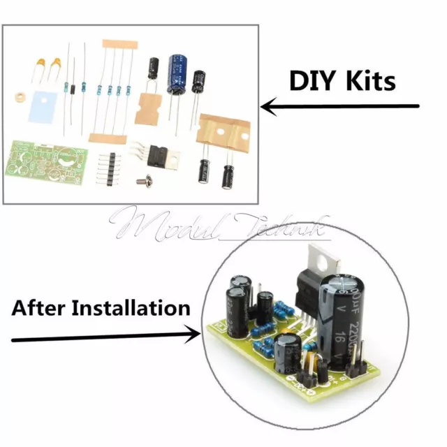 TDA2030A ELECTRONIC AUDIO Power Amplifier Board Mono 18W DC 9-24V DIY Kit EUR 1,49 - PicClick DE