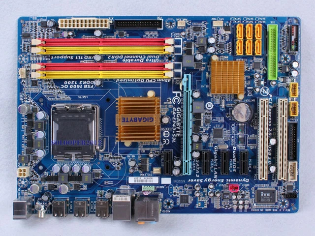 GIGABYTE GA-EP43-S3L V1.0 Motherboard Intel P43 Socket LGA 775 DDR2 £ ...