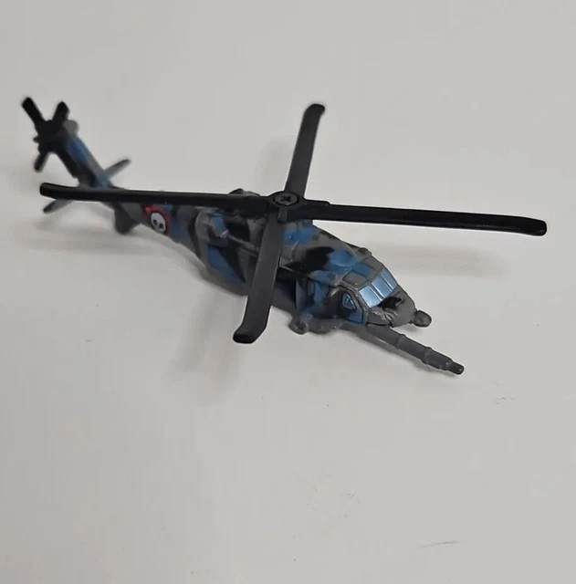 MICRO MACHINES MILITARY UH60-A Blackhawk Helicopter Terror Troops 1994 ...