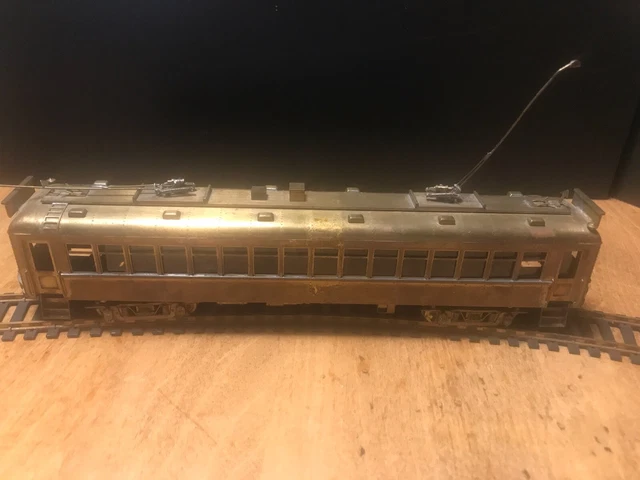 RARE HO BRASS Suydam model of Pacific Electric 1200 class interurban ...