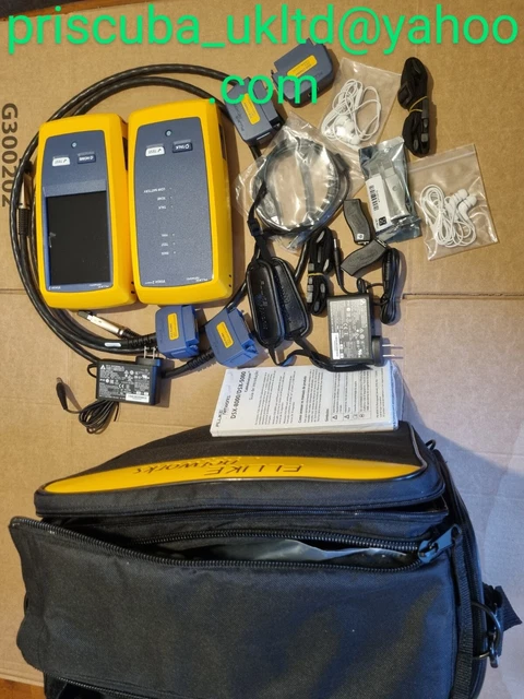 FLUKE NETWORKS DSX-8000 INTL Cable Analyzer With Integrated Wi-Fi. MFG ...