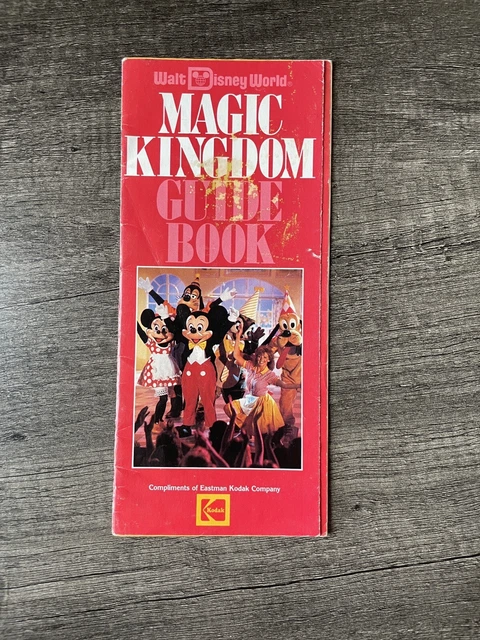 WALT DISNEY WORLD Magic Kingdom Guide Book WDW 1988 Florida Mickey ...