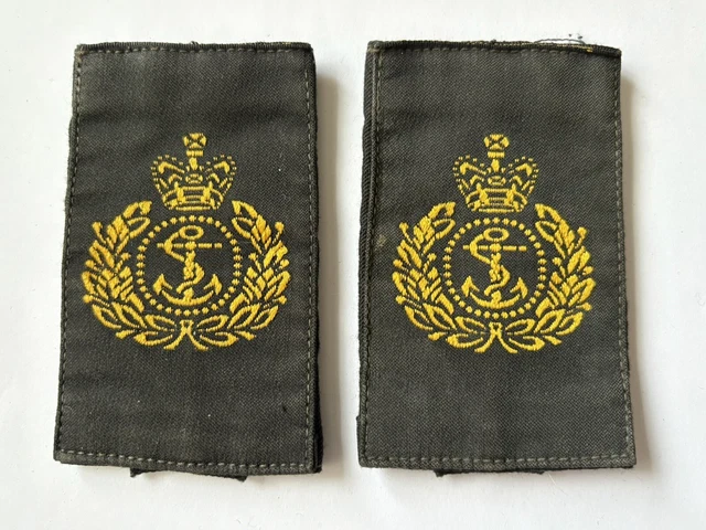 ROYAL NAVY CHIEF Petty Officer Slip-On Rank Slides. £6.50 - PicClick UK