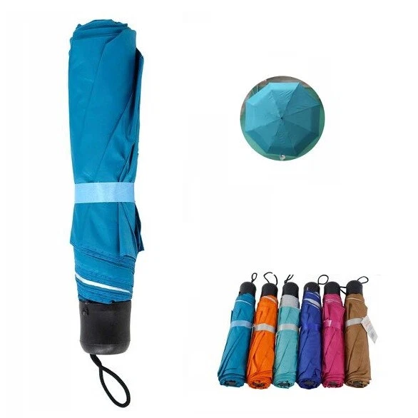 OMBRELLO PIOGGIA PORTATILE Pieghevole Retrattile Compatto Mini Da Borsa ...