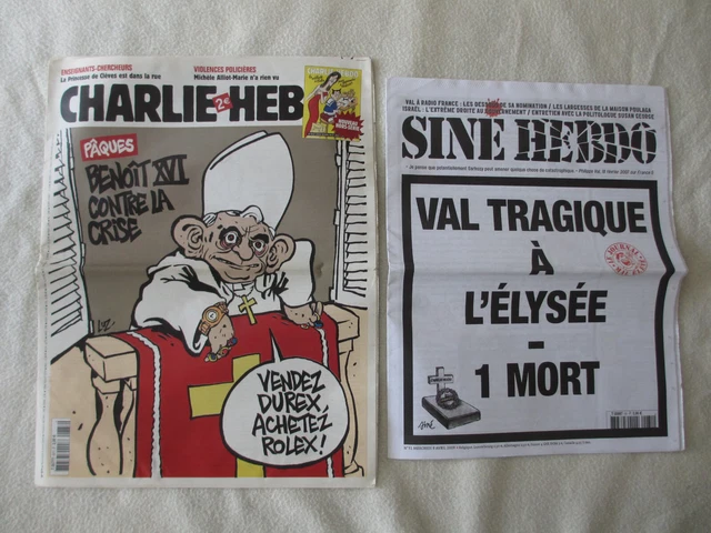 CHARLIE HEBDO N° 872 + Sine Hebo N° 26- 04/03/2009 EUR 5,00 - PicClick FR