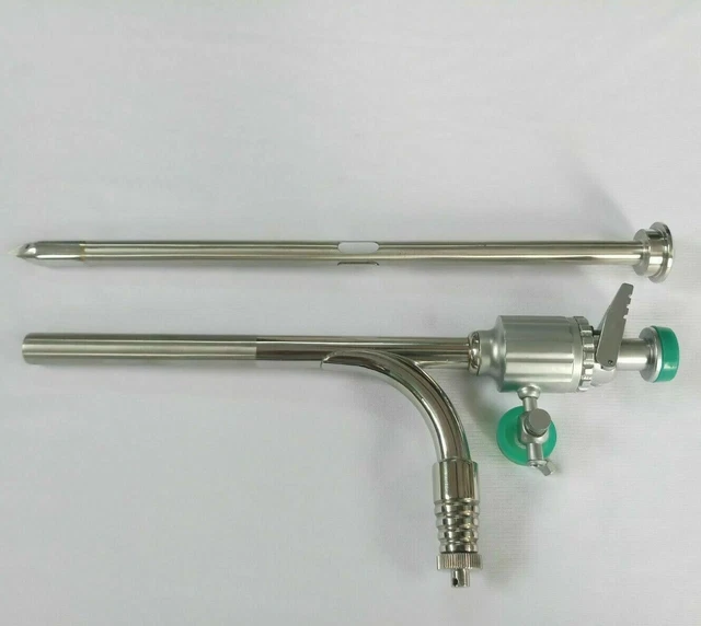 HYDATID KYST TROCAR double entrée vanne à rabat instruments d'urologie ...