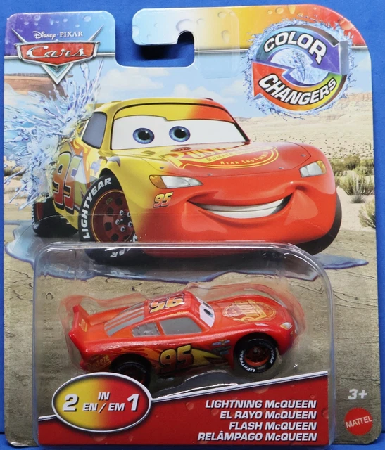 DISNEY PIXAR CARS Color Changers Lightning McQueen, El Rayo, Flash ...