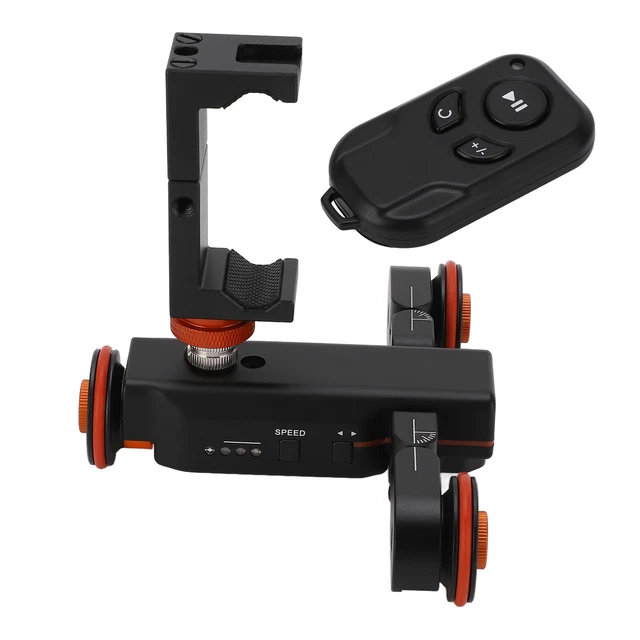CAMERA DOLLY ELECTRIC Motorized Electric Track Rail Slider Car 3 Spe ...