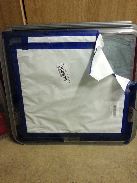 CARAVAN MOTORHOME WINDOW Polyplastic polyvision 58cm x 54cm Aero 4.25 ...