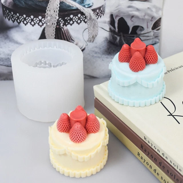 MOULE EN SILICONE en forme de gâteau aux fraises écologique pour ...