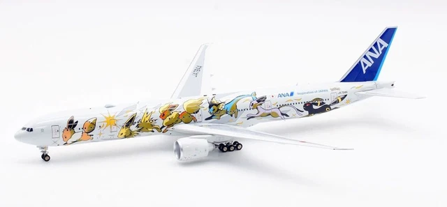 WB2016 ANA ALL Nippon B777-300ER Pokémon Eevee Jet JA784A Diecast 1/200 ...