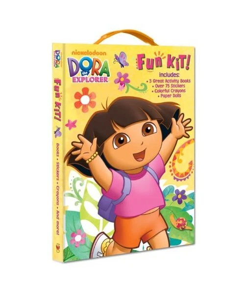 DORA THE EXPLORER Fun Kit! [With Sticker(s) and Crayons and Punch-Out(s ...