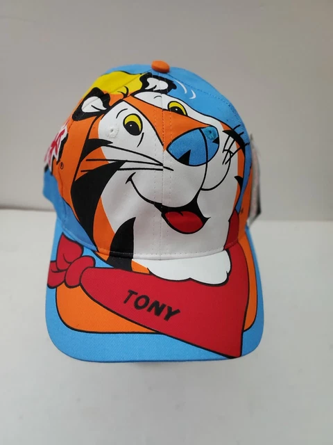 BRAND NEW VINTAGE 1998 Kelloggs Tony The Tiger Frosted Flakes Hat Nwt £ ...