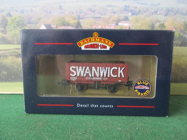 BACHMANN 7 PLANK End Door Wagon Swanwick Cat No,37-080V £20.00 ...
