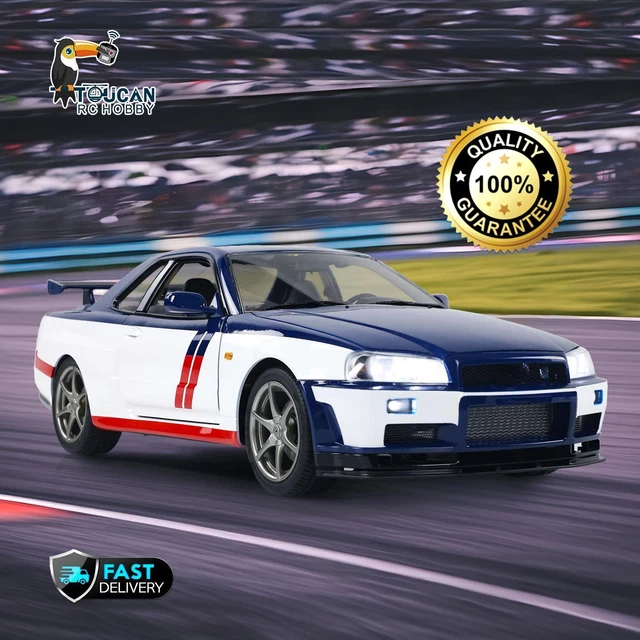 CAPO 4X4 1:8 High-speed RC Drift Racing Car RTR R34 Model W/ Light GT5 ...