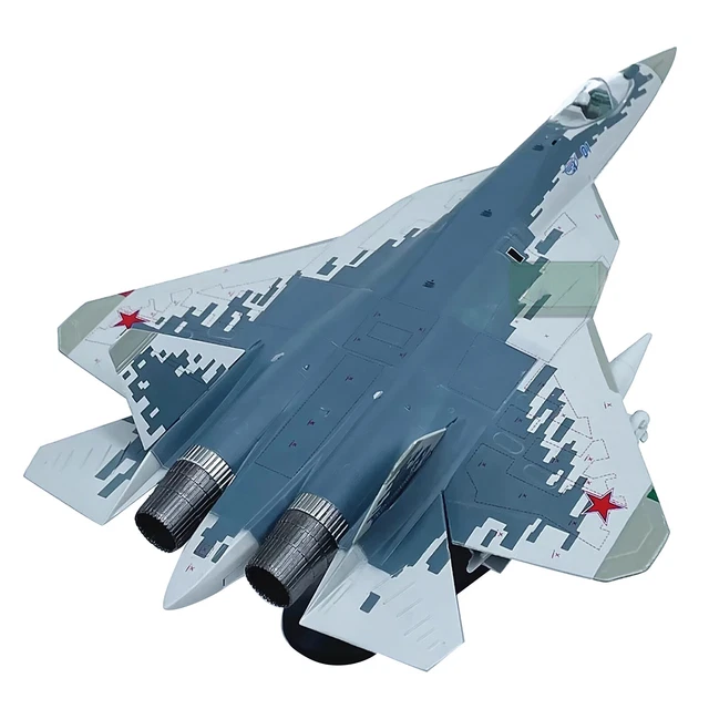 ALLOY 1/72 SCALE Russian Air Force Sukhoi Su-57 Fighter Finished Model ...