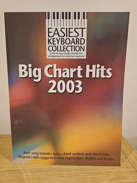THE EASIEST KEYBOARD Collection Big Chart Hits 2003 Easy Music Songbook ...
