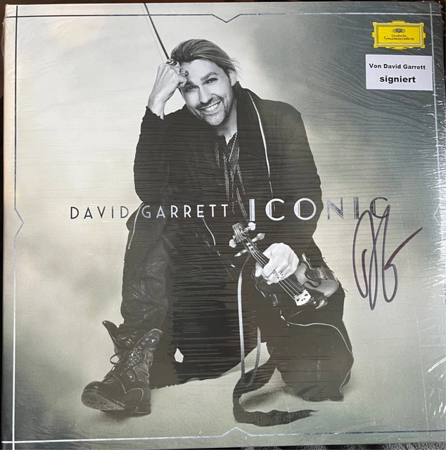 DAVID GARRETT - Iconic Signierte / Signed 2 Vinyl LP + CD NEU £148.00 ...
