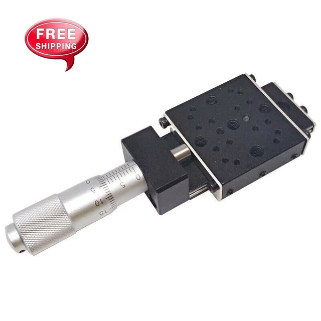 X-AXIS MANUAL DISPLACEMENT Station Linear Stage Platform Optical ...