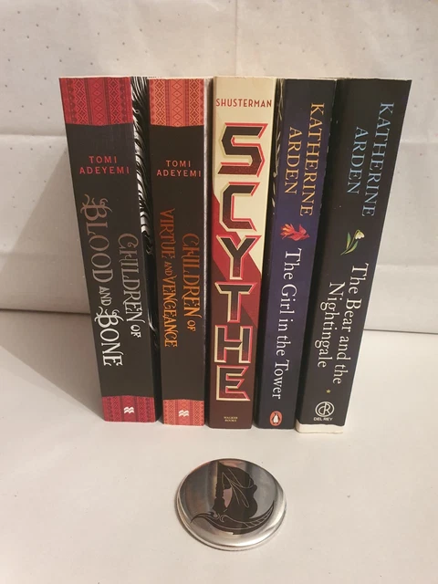 YOUNG ADULT FANTASY Book Bundle & Fairyloot Arc Of A Scythe Magnet £10. ...