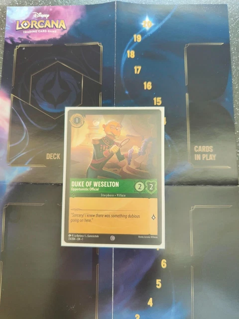 DISNEY LORCANA TRADING Card Game, The First Chapter 73/204- SLEEVED £0. ...