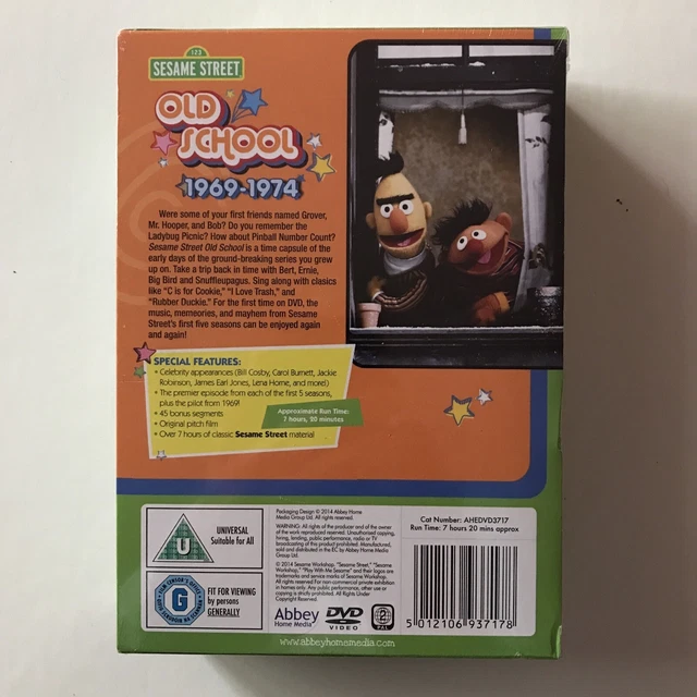 SESAME STREET OLD School Vol 1 1969-1974 (DVD, 3- Disc Set) Region 2 New Sealed $25.00 - PicClick AU