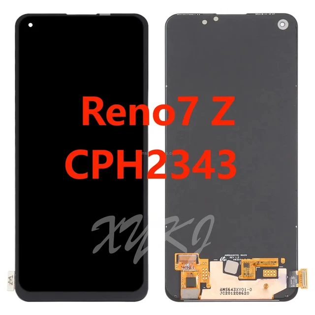 ORIGINAL-ZUBEHÖR-HERSTELLER AMOLED FÜR OPPO Reno7 Z 5G CPH2343 LCD ...