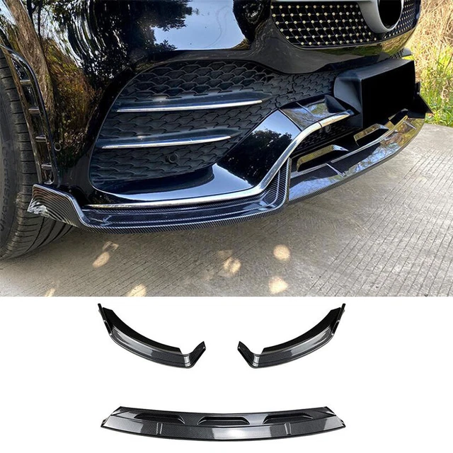 CARBON FIBER FRONT Bumper Lip Spoiler Bodykit Refit For Benz GLE W167 2020-2022 EUR 157,29 ...