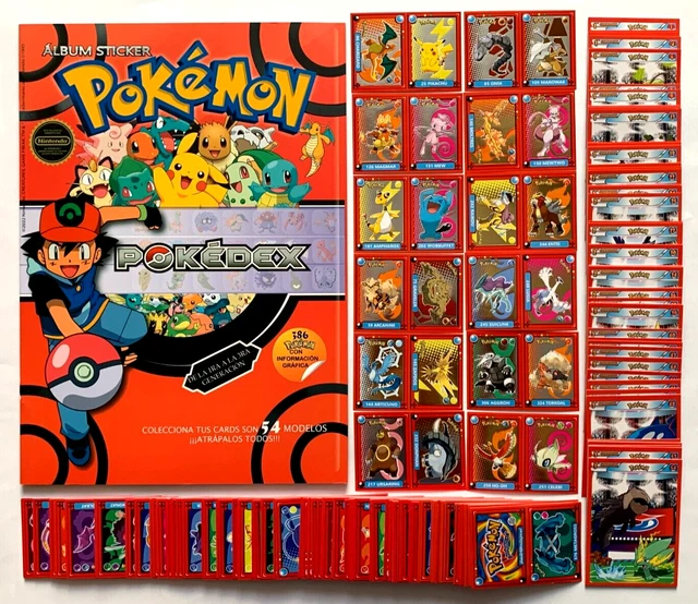 ALBUM POKEMON POKEDEX EF 2022 + STICKER FULL SET 194/194+ 54/54 Cards ...