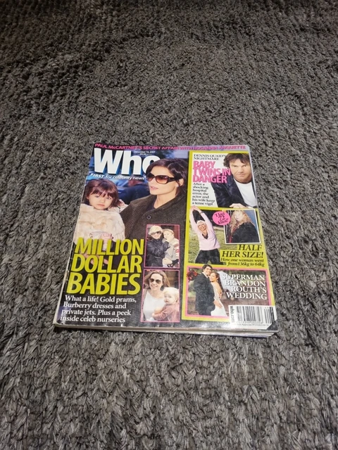WHO MAGAZINE DECEMBER 2007-Kylie Minogue-Sophie Monk EUR 15,30 ...