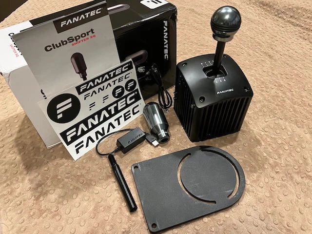 FANATEC CLUBSPORT SHIFTER SQ V1.5, adattatore USB, piastra di montaggio ...