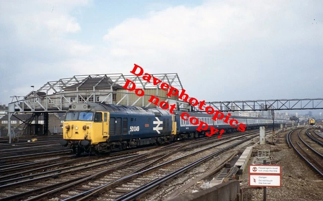 ORIGINAL 35MM Slide Diesel/Electric/Steam Train/Railway 50049 "Defiance ...