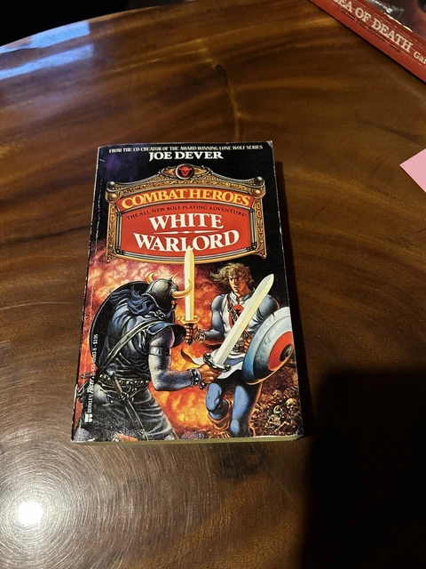 COMBAT HEROES WHITE Warlord By Joe Dever Vintage 1986 Edition Extremely ...
