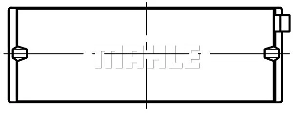 PAIR CRANKSHAFT MAIN Bearings MAHLE Fits VOLVO RENAULT PLAXTON 8500 Fh ...