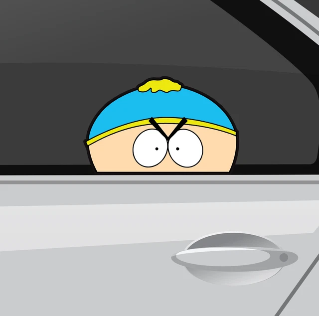 CARTMAN PEEKING WINDOW Sticker SOUTH PARK Fan Art VINYL DECAL GRAPHIC ...