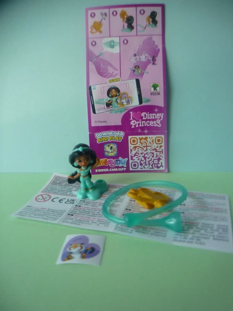 KINDER SURPRISE 2024 I Love Disney princess , Jasmin VQ336 + BPZ + EAC ...