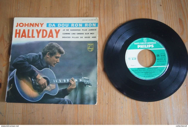 JOHNNY HALLYDAY DA Dou Ron Ron Ep 1963 Variante Languette EUR 4,00 ...