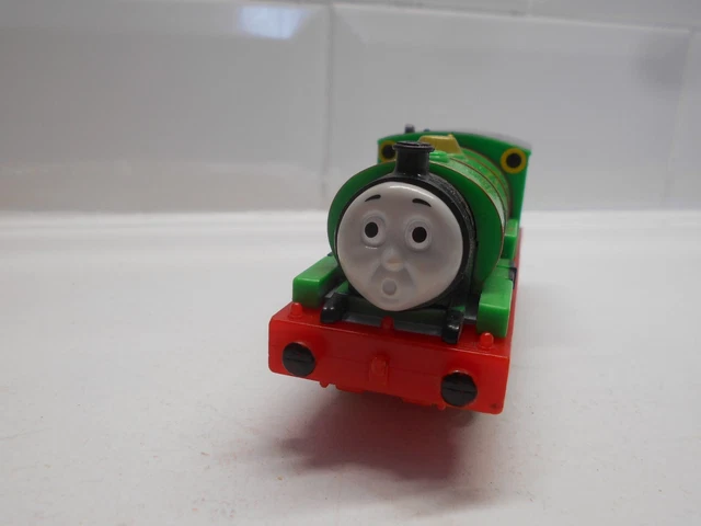 TOMY TRACKMASTER THOMAS the tank engine train surprised face percy £18. ...
