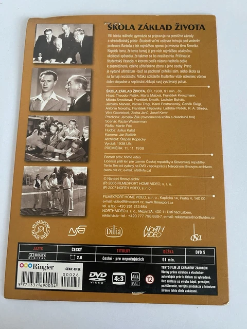 DVD SKOLA ZAKLAD Zivota School Is The Foundation Of Life Czech Republic ...