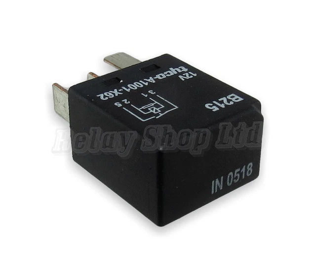 MAZDA (1998-2007) 4-PIN Multi-Use Black Relay B215 12V Tyco V23074 ...