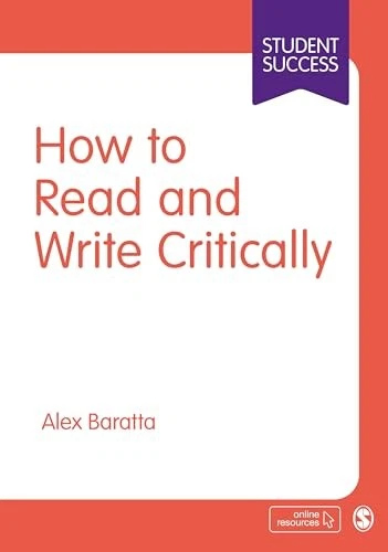 HOW TO READ and Write Critically by Alex Baratta NEW BOOK £23.01 ...