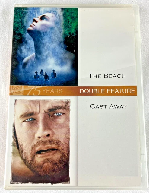 DOUBLE FEATURE: THE Beach/ Cast Away (2 Disc Set), DVD Tom Hanks $7.95 ...