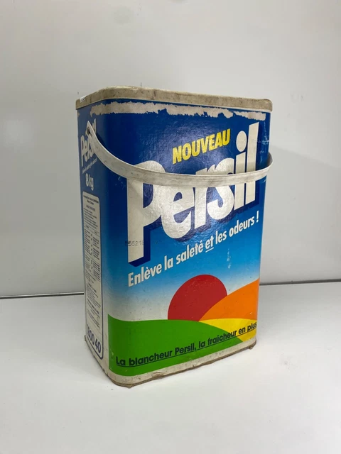 ANCIENNE BOÎTE DE lessive persil en carton dans son jus 1 petit trous ...
