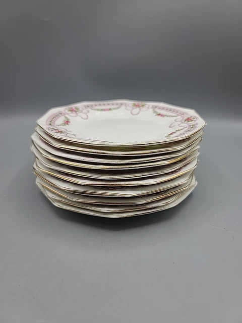 ALLERTONS ENGLAND DELAMERE Bone China Plate Old English Pattern RN ...