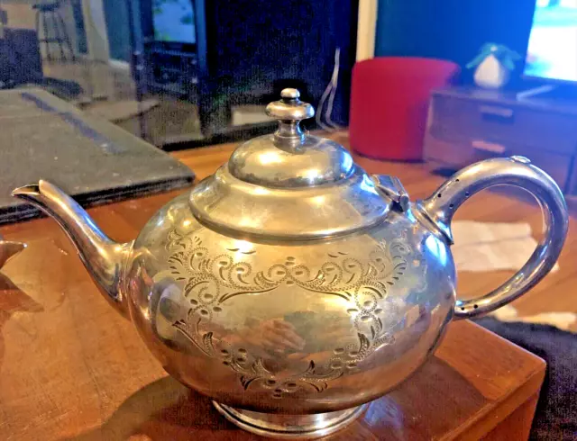 TEAPOT JAMES Dixon & Sons 5853 S Shefield Vintage EPBM Silver plate ...