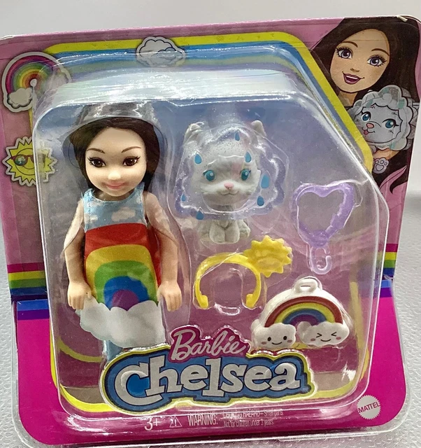BARBIE CHELSEA: RAINBOW COSTUME 5" Doll Playset (2020, Mattel) EUR 18 ...
