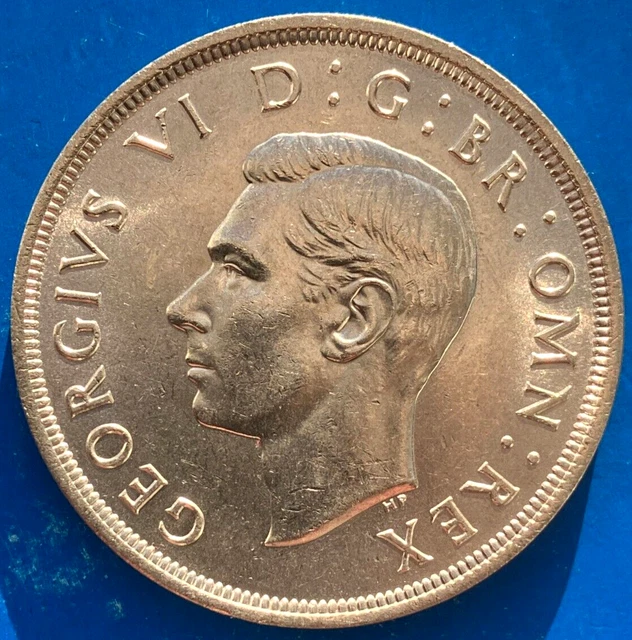 GB 1937 KING George V1. Silver Crown Coin (Or 5/-), In Lovely ...