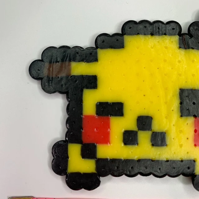 PIKACHU POKÉMON PIXEL Art Perler perle rave décoration bureau emo anime ...
