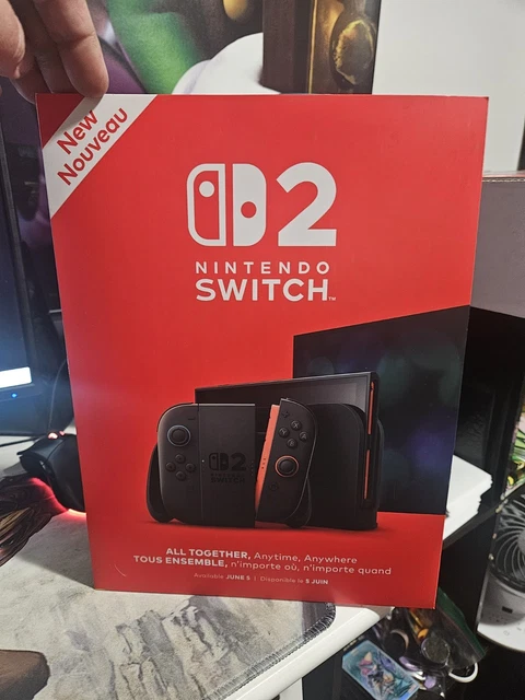 NINTENDO SWITCH 2 Promotional Launch Kit, EB GAMES promo Merch $250.00 ...