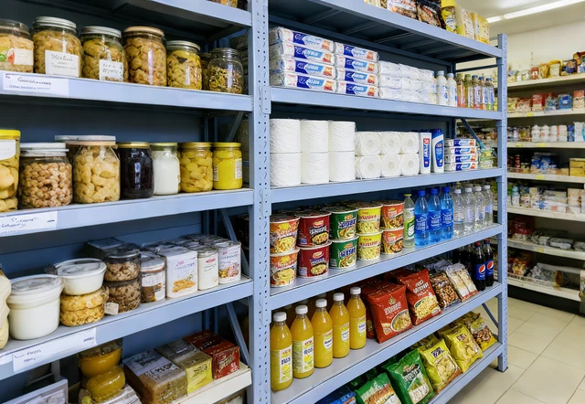 2M STEEL WAREHOUSE Racks Storage Shelving Garage Shelf Supermarket Rack ...